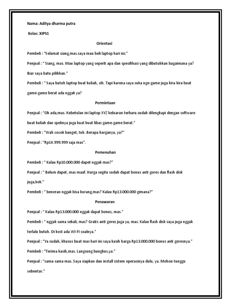 Aditya - Bahasa Indonesia | PDF