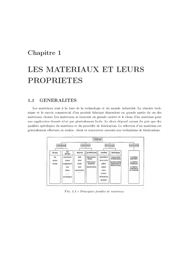 Proprietes Des Materiaux | PDF | Dureté (matériau) | Métaux