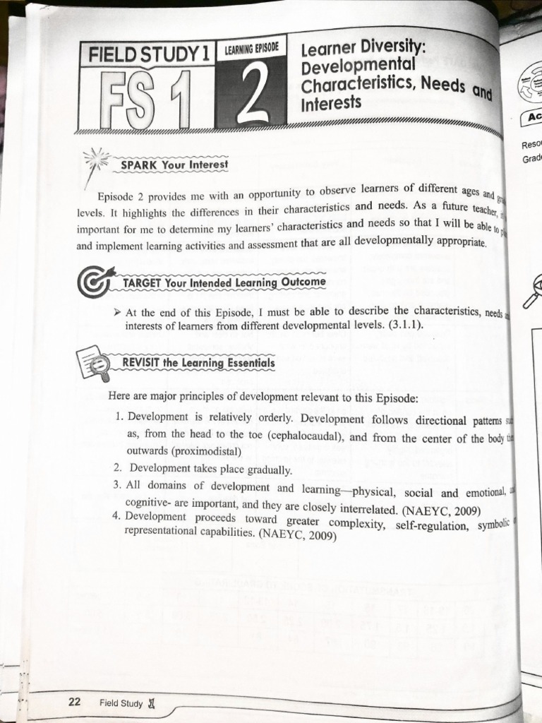 Field Study 1 Episode 2 | PDF