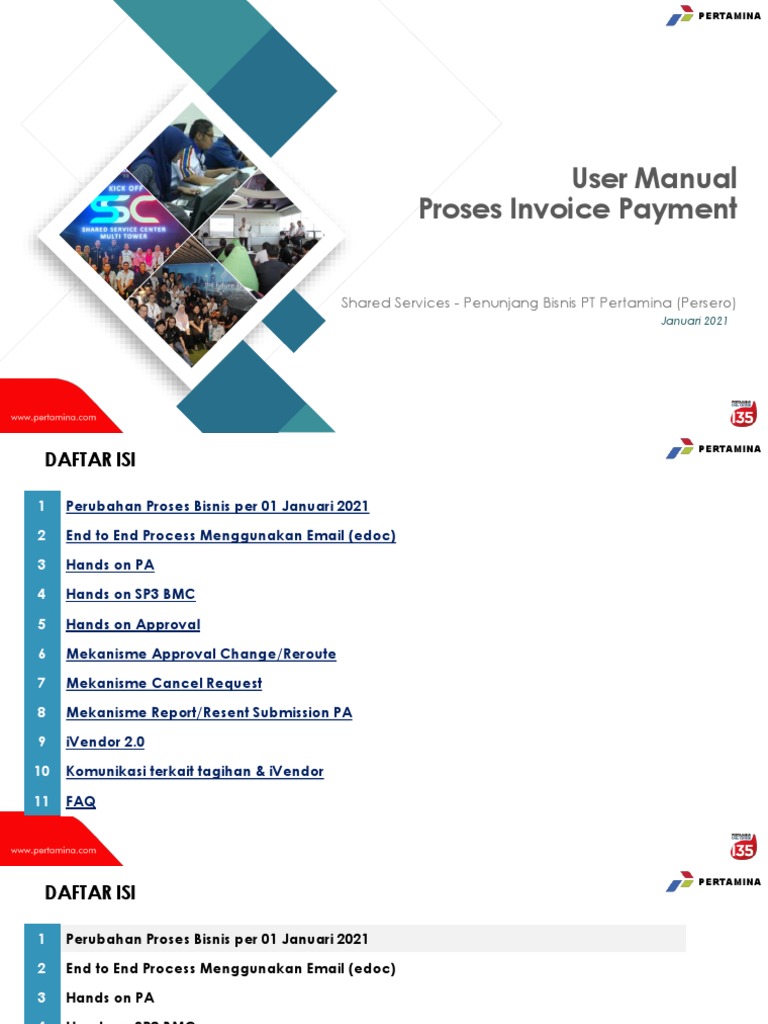 User Manual Proses Invoice Payment 1.0 | PDF | Komputer