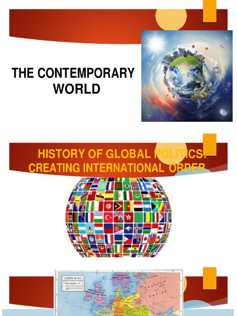 Lesson 3 History of Global Politics Creating International Order | PDF ...
