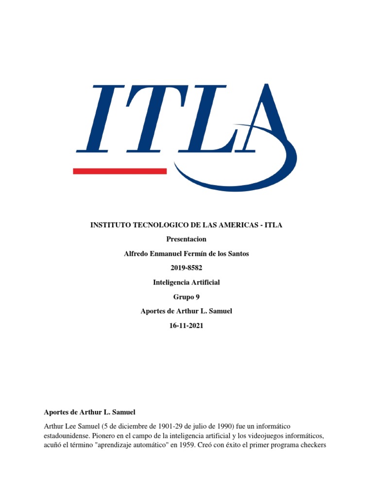 Aportes Arthur Samuels | PDF | Ibm | Edad de información