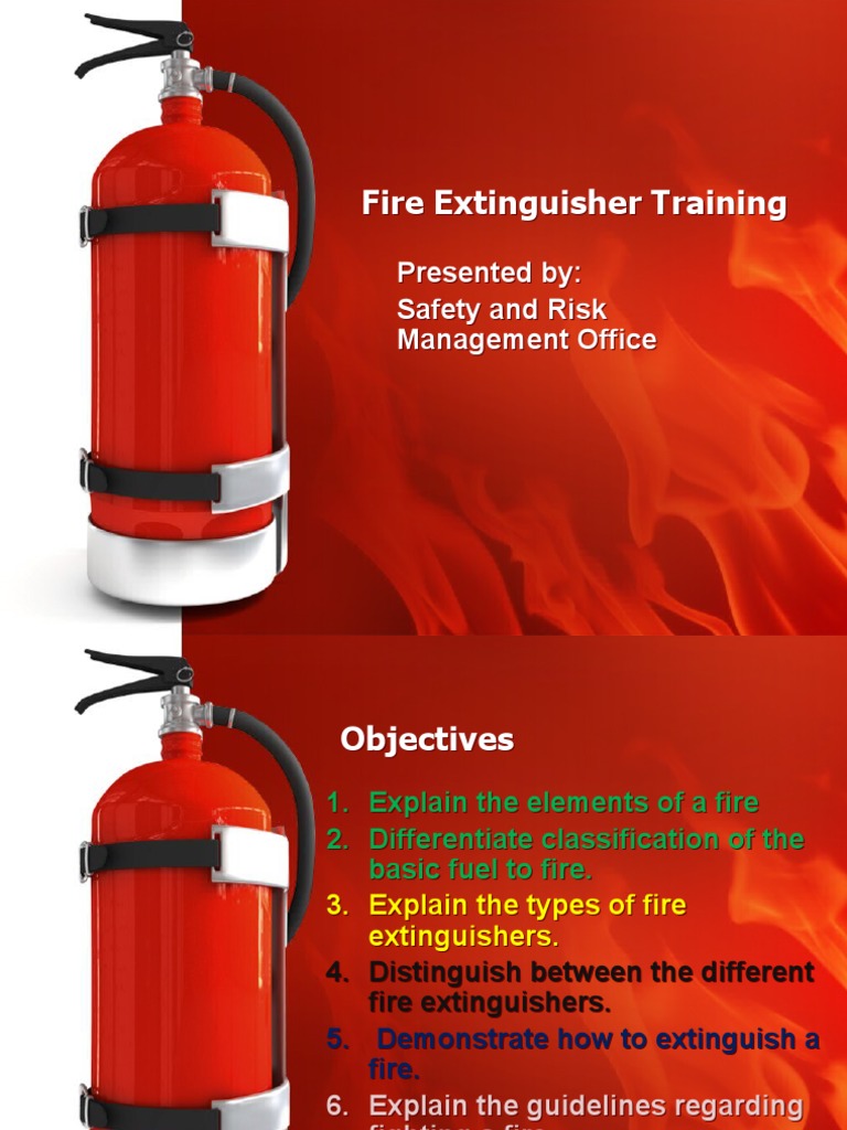 Fire Extinguisher Training Overview | PDF | Fires | Combustion