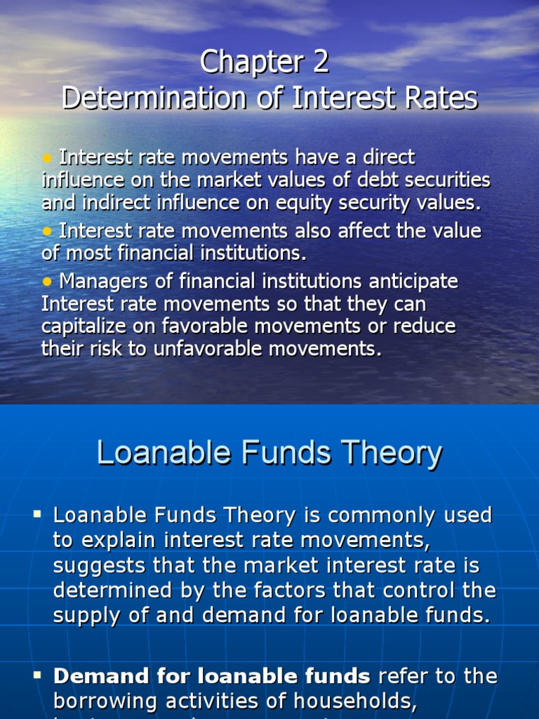 Ch-2, Determination of Intt Rates | PDF | Interest | Interest Rates