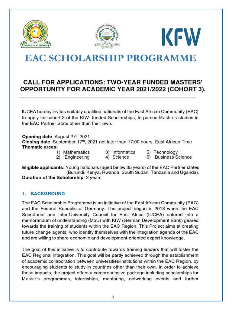 Call For Applications - Cohort 3 | Download Free PDF | University And ...