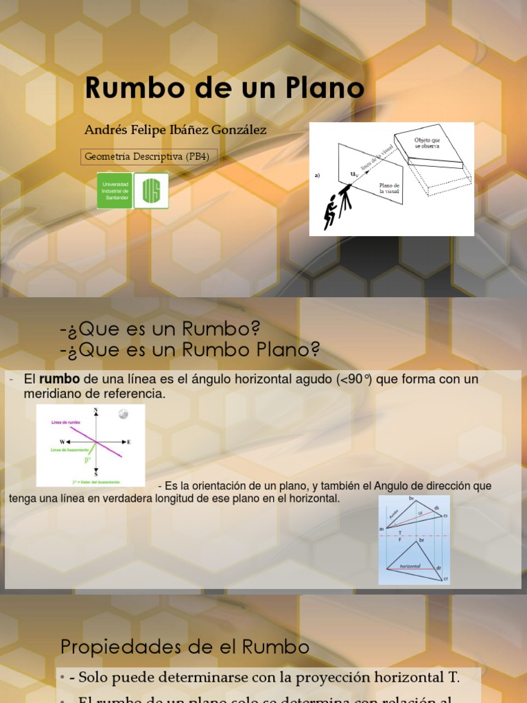Definición y Propiedades del Rumbo | PDF