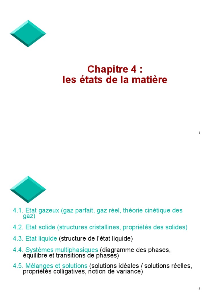 Chapitre 4 Solides | PDF | Semi-conducteurs | Cristallographie aux rayons X
