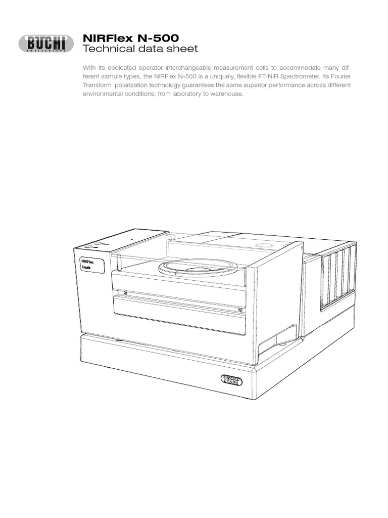 NIRFlex N-500: Versatile FT-NIR Spectrometer | PDF | Laser | Light