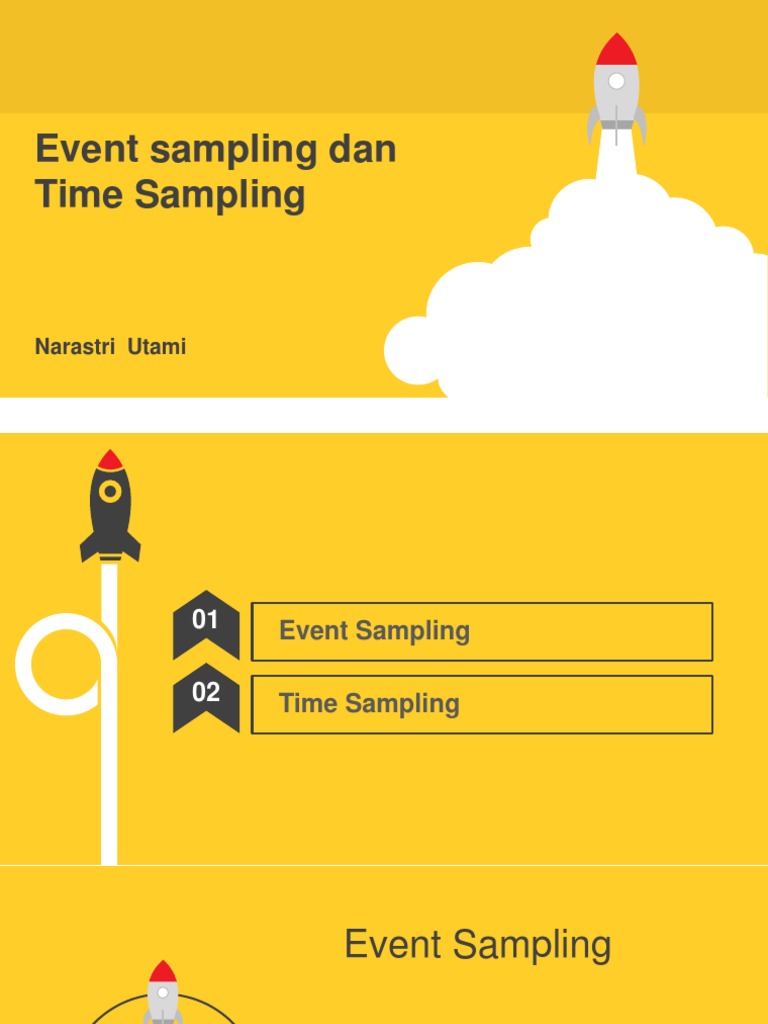Time Sampling Dan Event Sampling | PDF | Karier & Perkembangan
