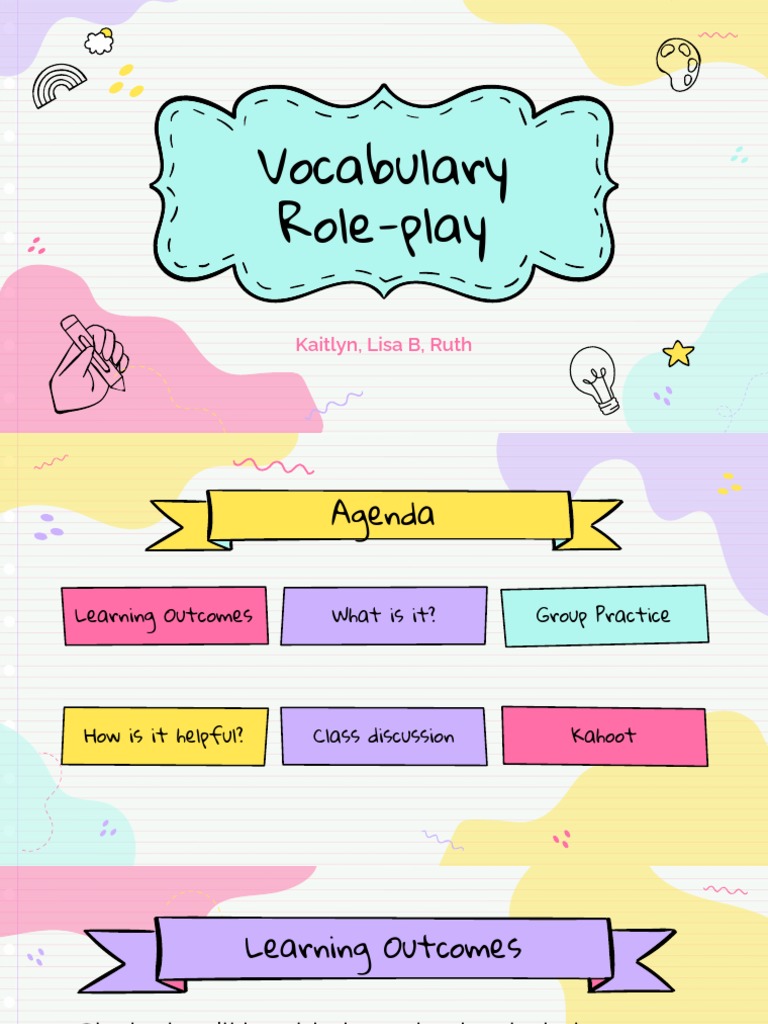 413 - Vocabulary Role Play | PDF | Vocabulary | Learning