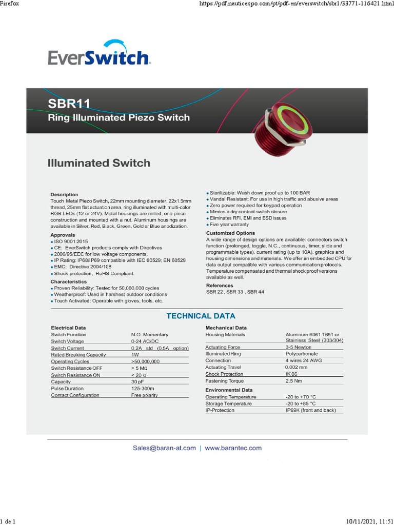 Everswitch SBR11 | PDF