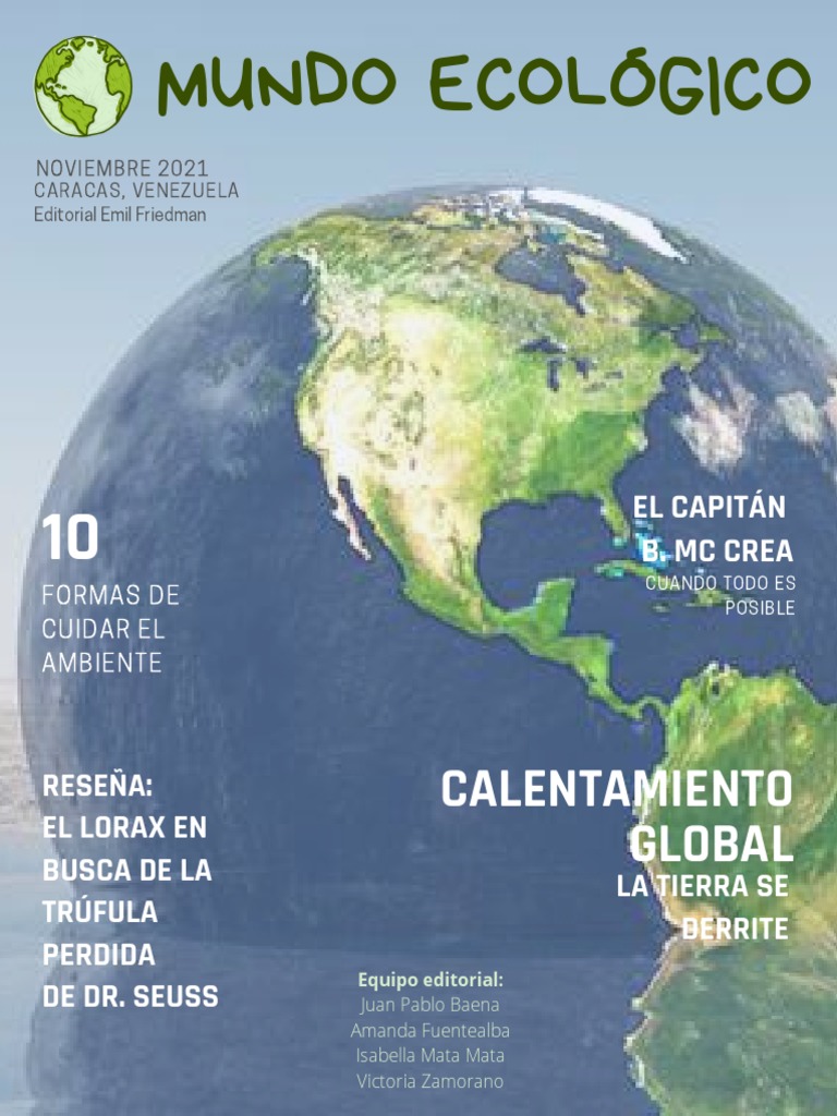 Mundo Ecológico | PDF | Movimiento conservacionista | Cambio climático