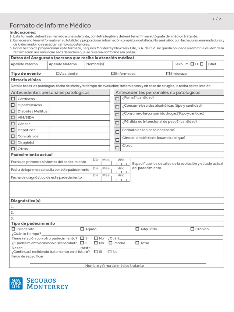 01 Informe Medico | PDF | Hospital | Diagnostico medico
