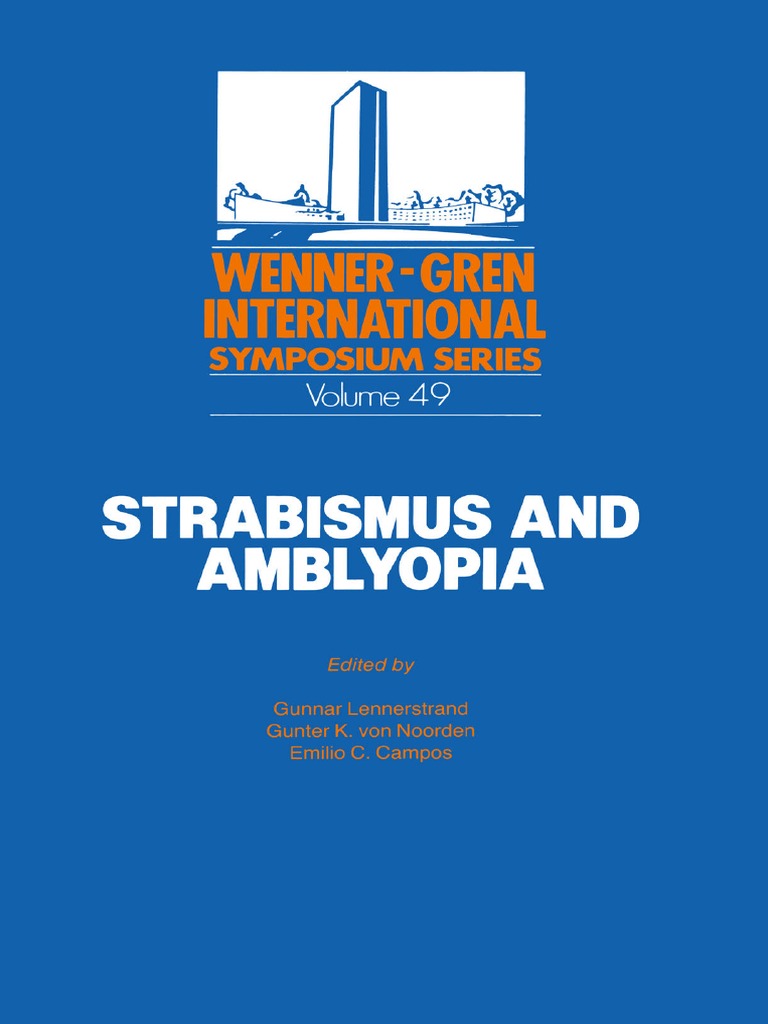 Strabismus And Amblyopia Pdf Vision Clinical Medicine