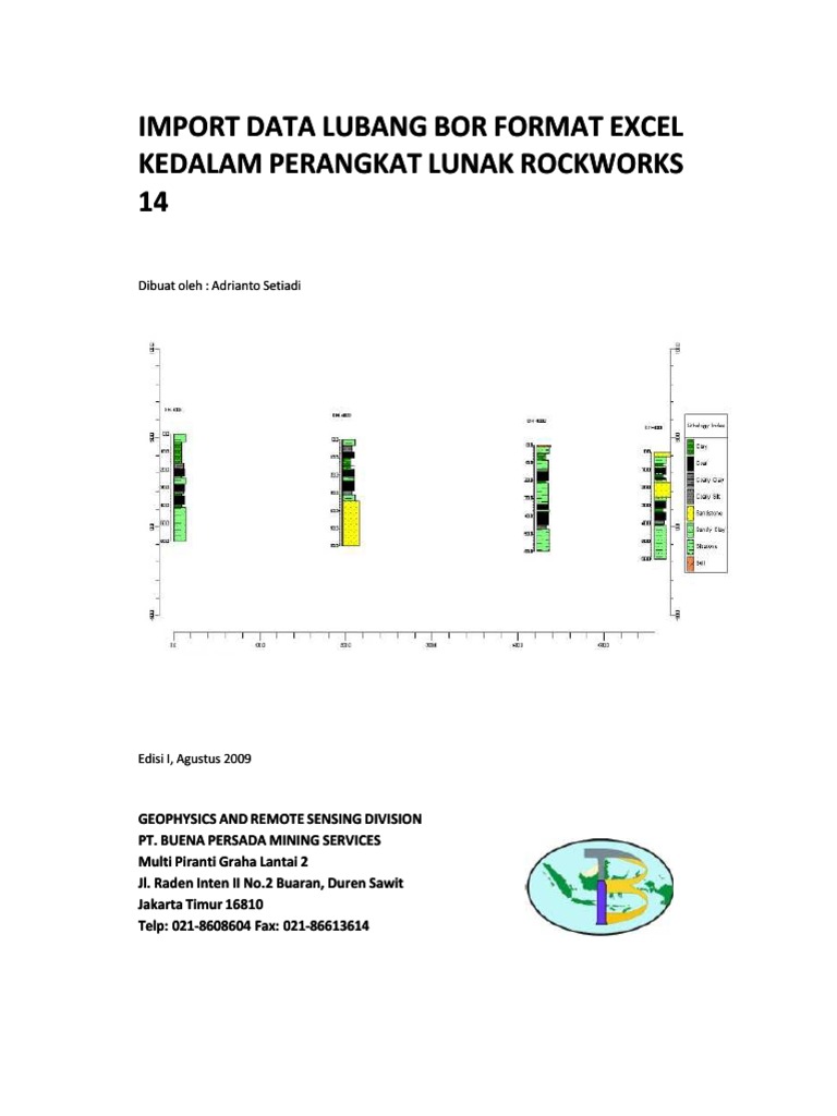 RockWork Import Excel Drillhole Data 14 | PDF | Komputer
