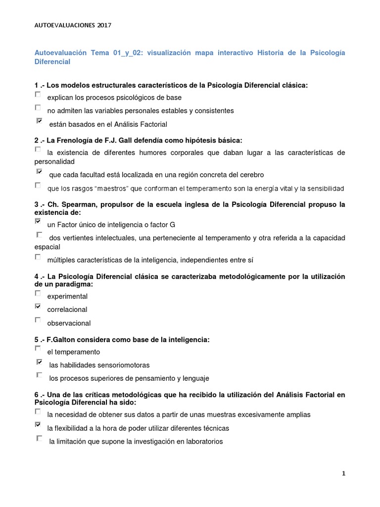 Auto Eva Luac I Ones | PDF | Inteligencia | Sicología