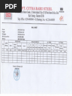 Contoh Mill Certificate Besi | PDF