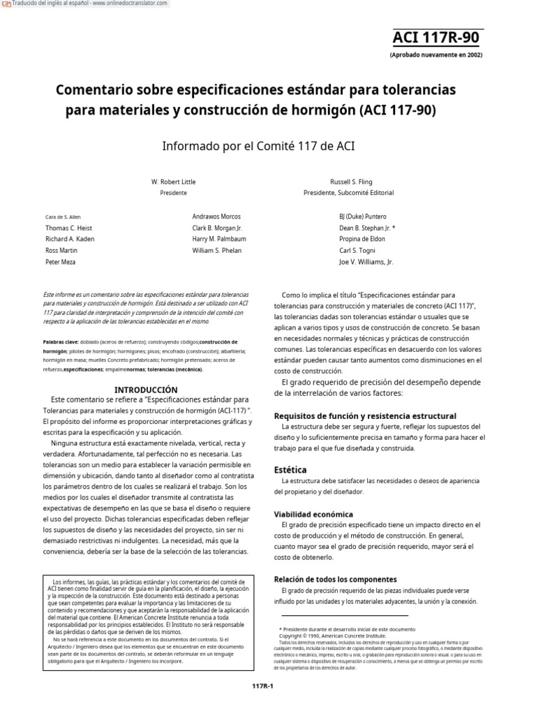 117r 90.en - Es | PDF | Hormigón | Fundación profunda