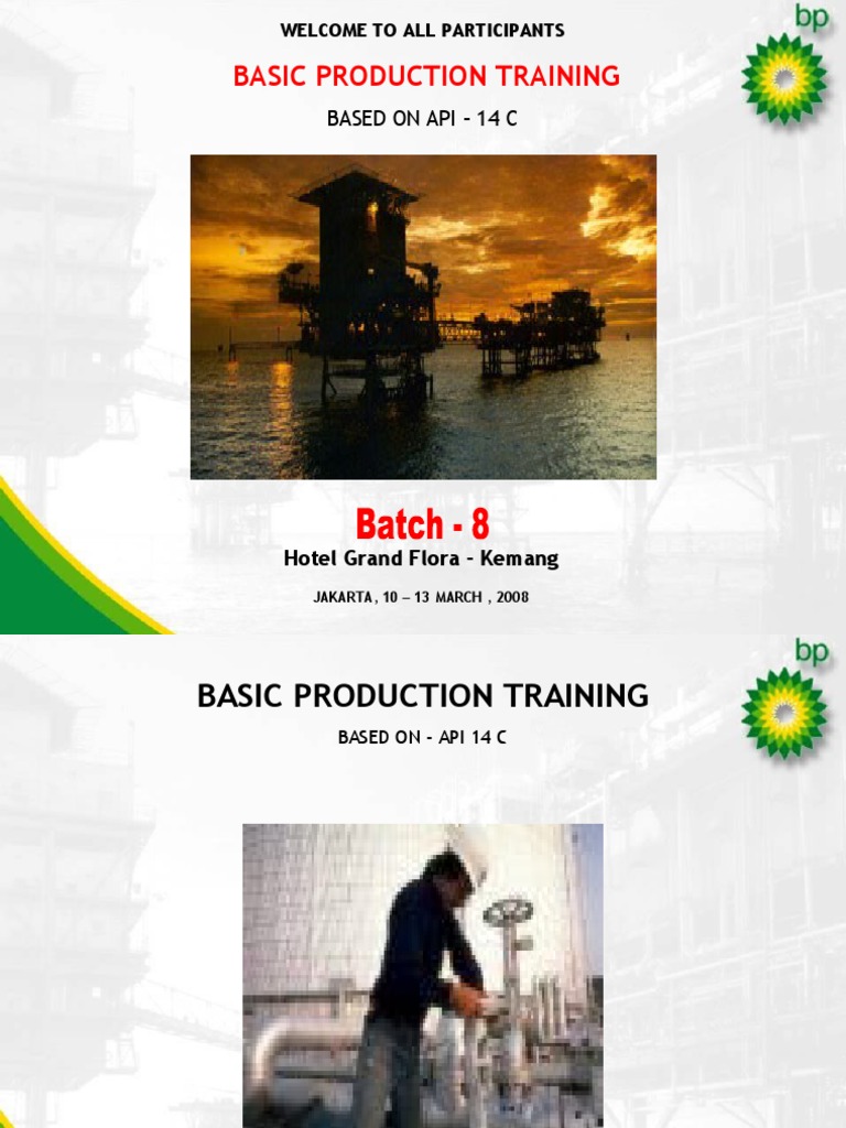 Basic Production Training: Based On Api - 14 C | PDF | Liquefied ...