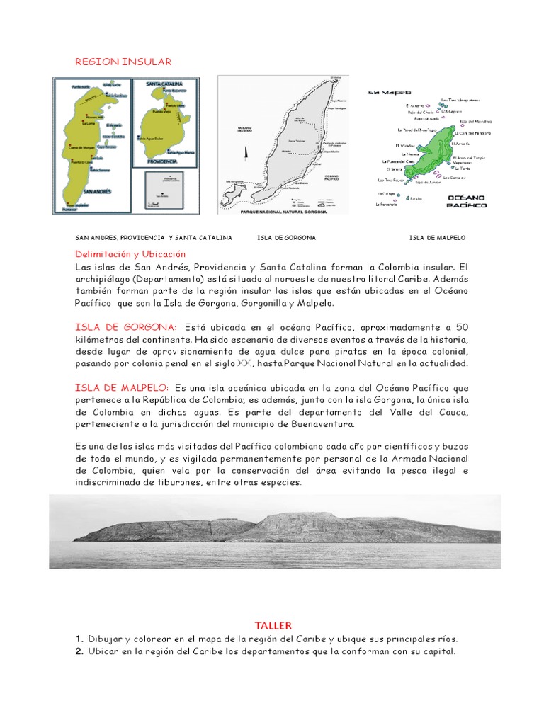 REGION INSULAR 4° | PDF | Colombia | Isla