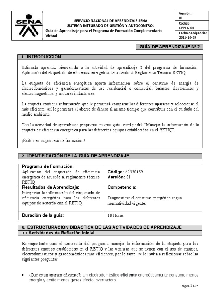 Guia2 Retiq | PDF | Uso eficiente de energía | Decibel