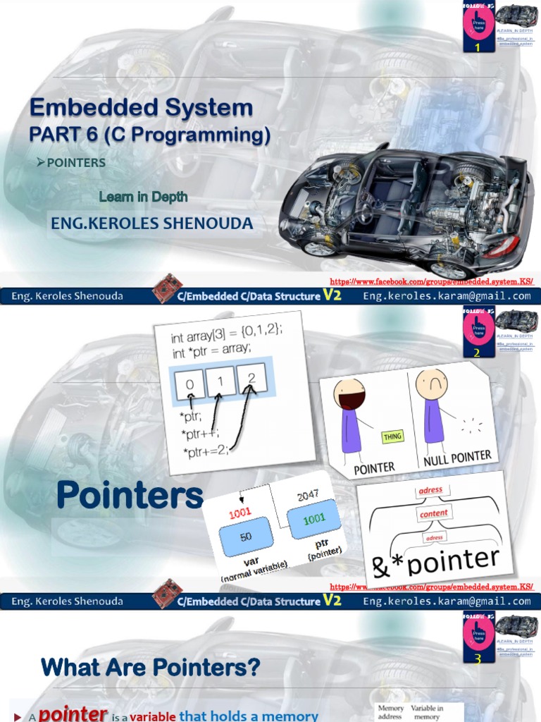 C Pointers Part 6 Pdf Pointer Computer Programming Integer Computer Science