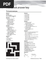 Interchange - 5th - Edition-intro-Workbook Answer Key | PDF | Bedroom ...
