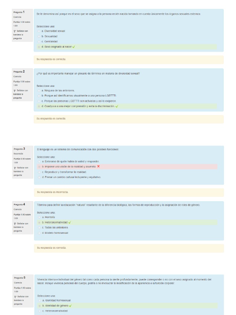 Diversidad Sexual y Derechos Humanos Modulo 1 Actividad 2 | PDF