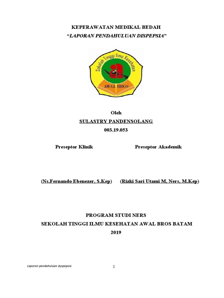 KMB LP Dispepsia | PDF