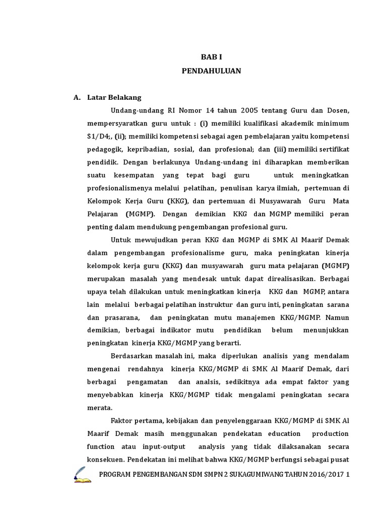 Program Pengembangan SDM | PDF