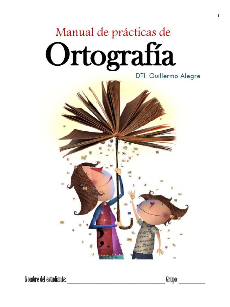 Cuaderno de Ortografia 1ro | PDF