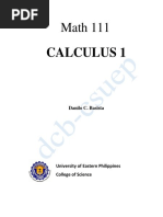 Engineering Calculus 1 Module 1 Functions | PDF | Variable (Mathematics) | Function (Mathematics)