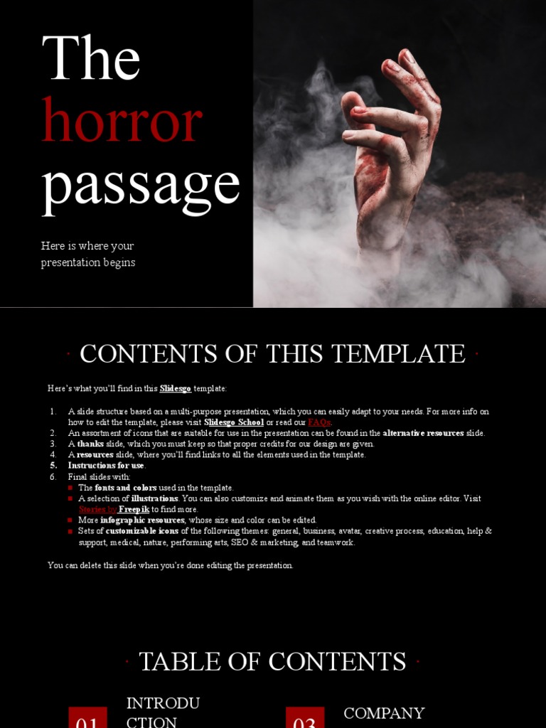 The Horror Passage by Slidesgo | PDF | Planets | Jupiter