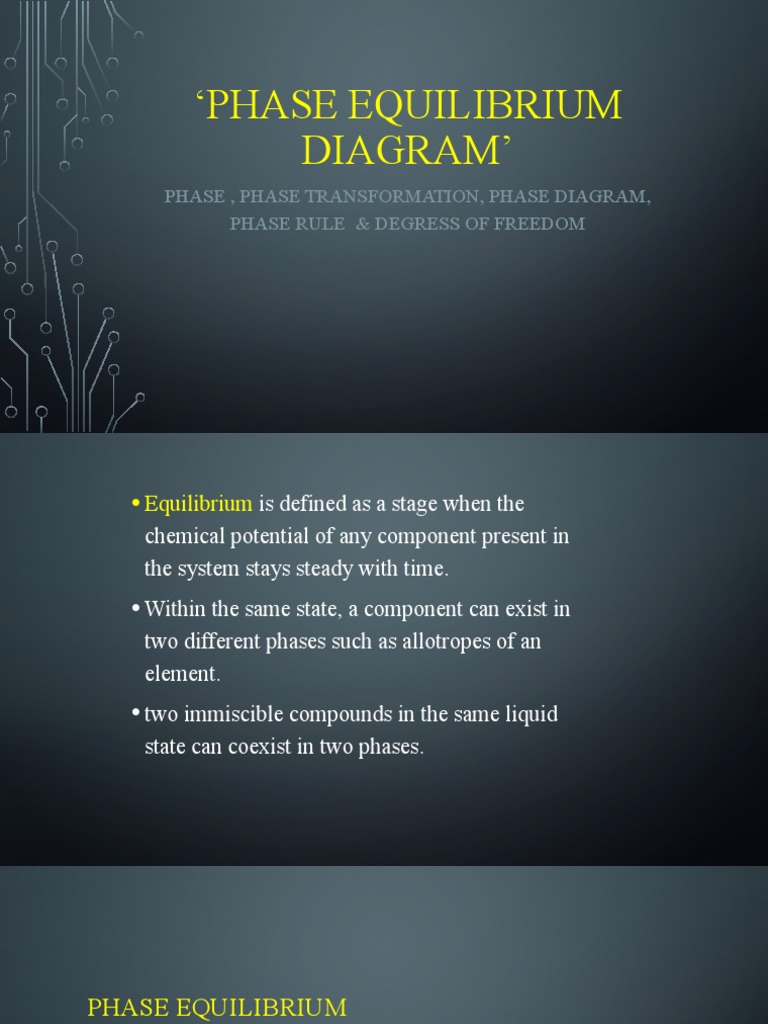 Phase Equilibrium Diagram': Phase, Phase Transformation, Phase Diagram ...