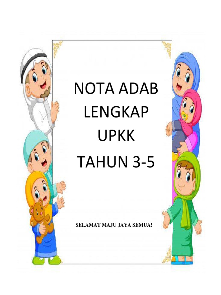Nota Lengkap Adab Upkk | PDF