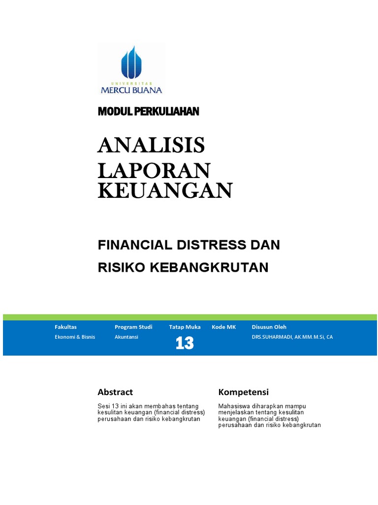 Modul Alk 13 | PDF | Karier & Perkembangan | Pengelolaan Keuangan & Uang
