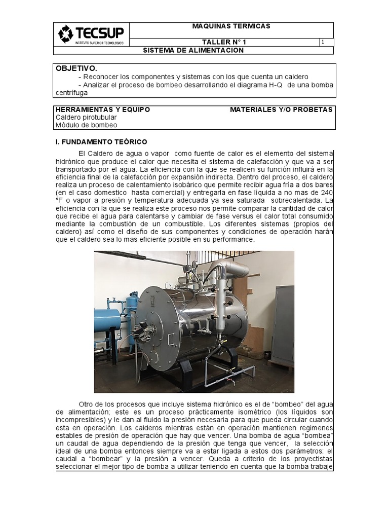 3 Guia LAB 1 4 | PDF | Vapor | Bomba
