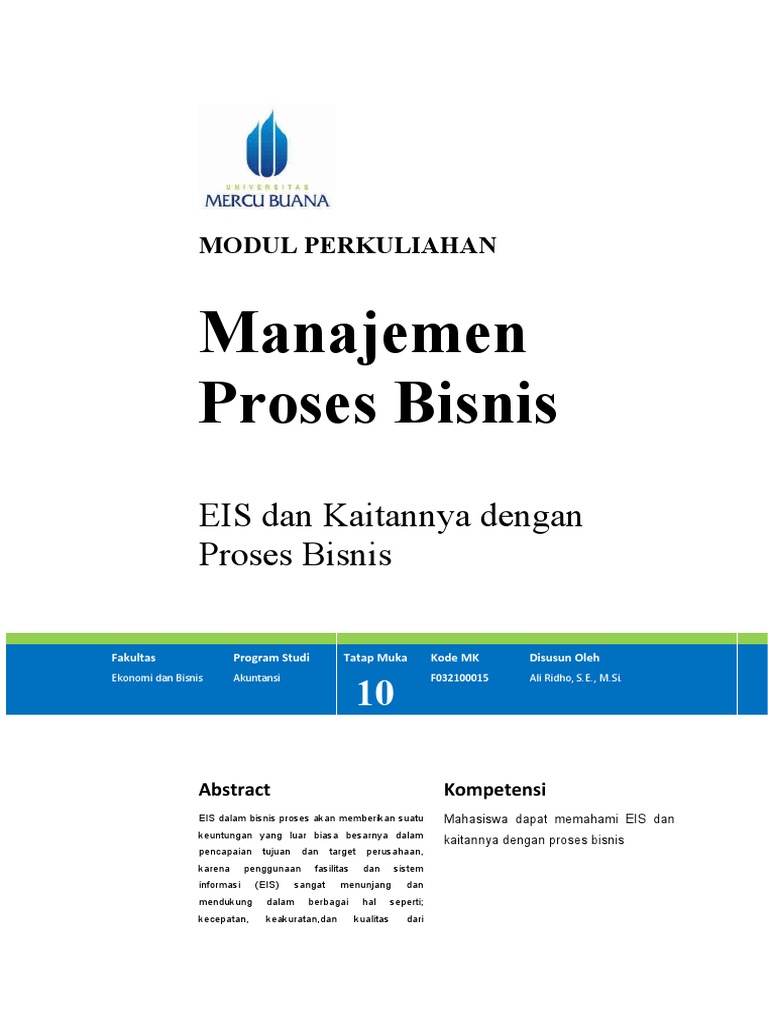 Modul 10 Bpm Diagram Bpmn Rev Pdf