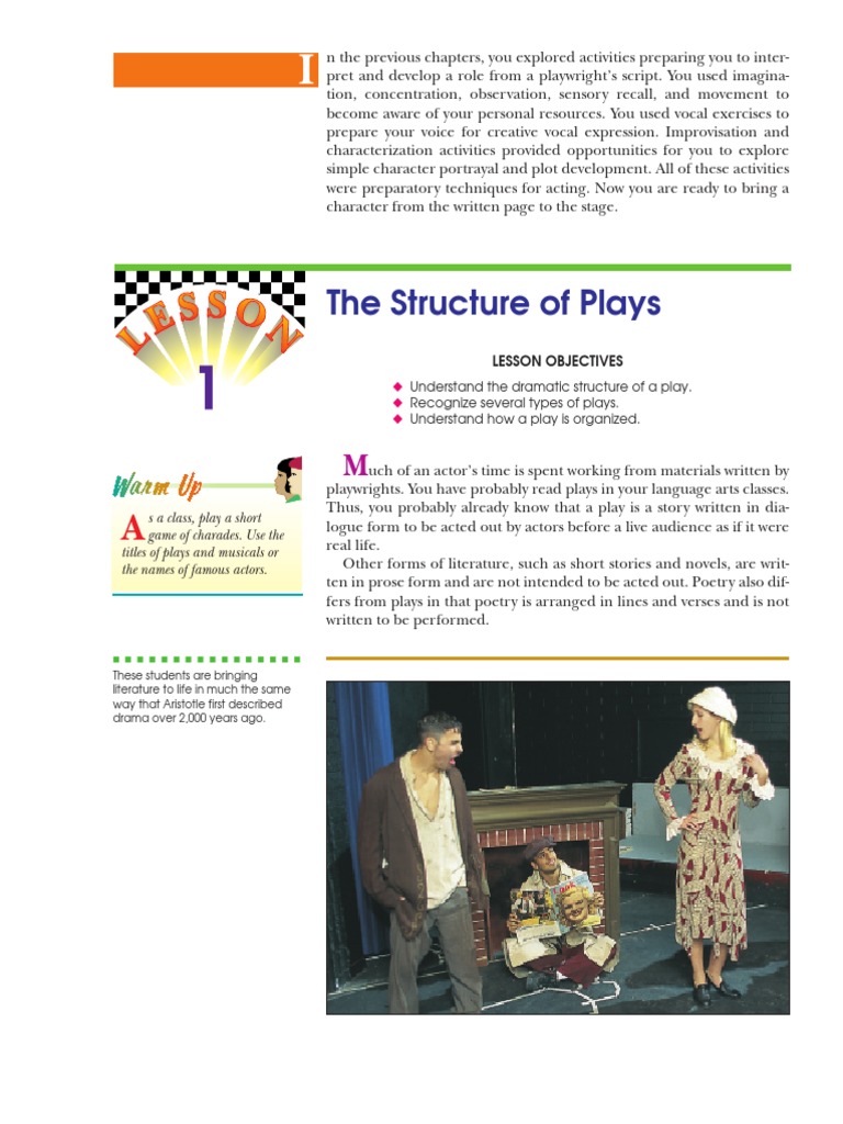 Structure of The Play | PDF | Plot (Narrative) | Play (Theatre)