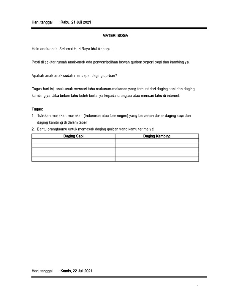 Keterampilan Tata Boga | PDF