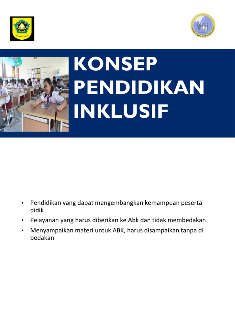 Konsep Pendidikan Inklusif - PPT | PDF