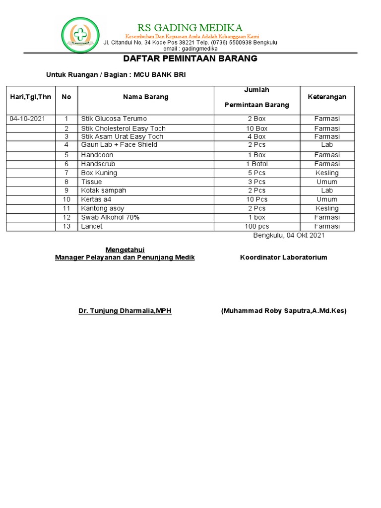 BHP Mcu Okt 2021 | PDF