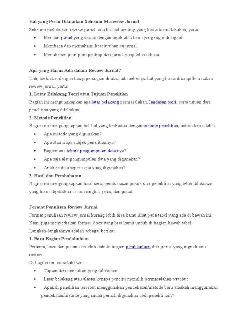 Mereview Jurnal | PDF