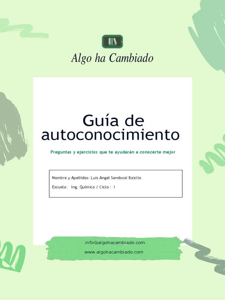 Guía Práctica de Autoconocimiento | PDF