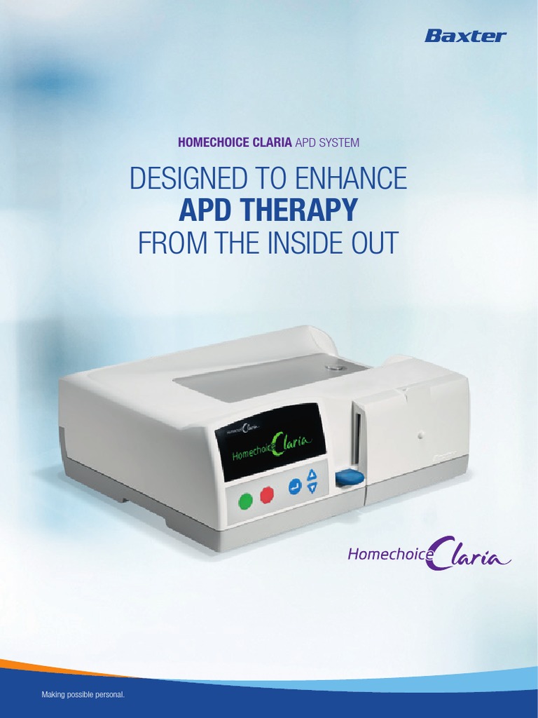 Designed To Enhance From The Inside Out: Apd Therapy | PDF | Dialysis ...