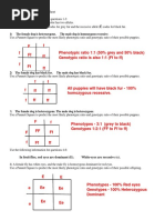 Pedigree Worksheet Answer Key | PDF | Dominance (Genetics) | Genetic ...