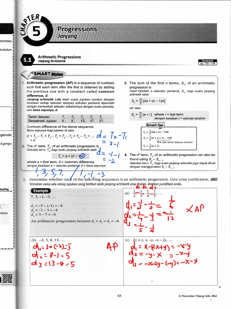 Pelangi Top One Add Math f4 Chap5 | PDF