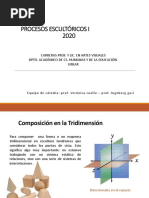 Tema 03B - Espacio Bidimensional y Tridimensional | PDF | Perspectiva (Gráfica) | Dibujo