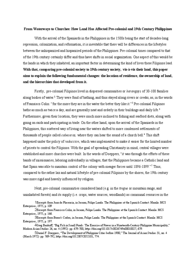 Essay | PDF | Philippines