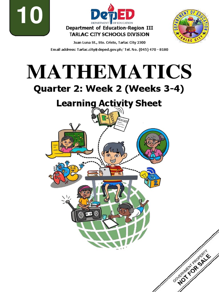 Q2 WK No.2 LAS Math10 Finalcopy1 | PDF | Angle | Circle